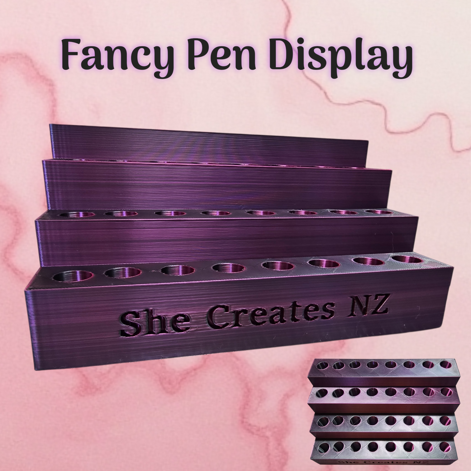 Fancy Pen Display – She Creates NZ